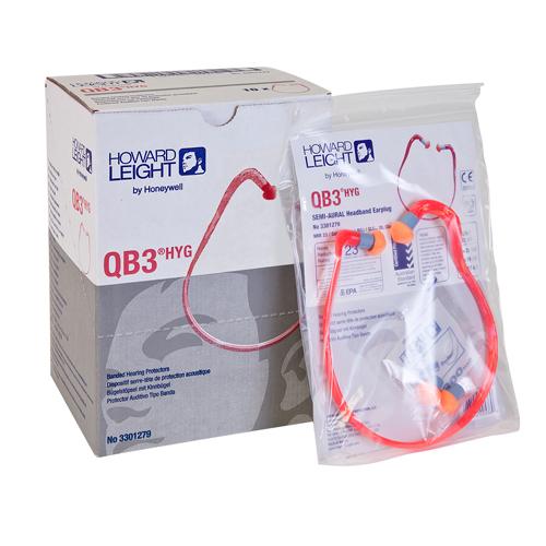 Howard Leight Quiet Banded Earplugs, Semi-Aural, QB3HYG, NRR 23, 10 Pa ...